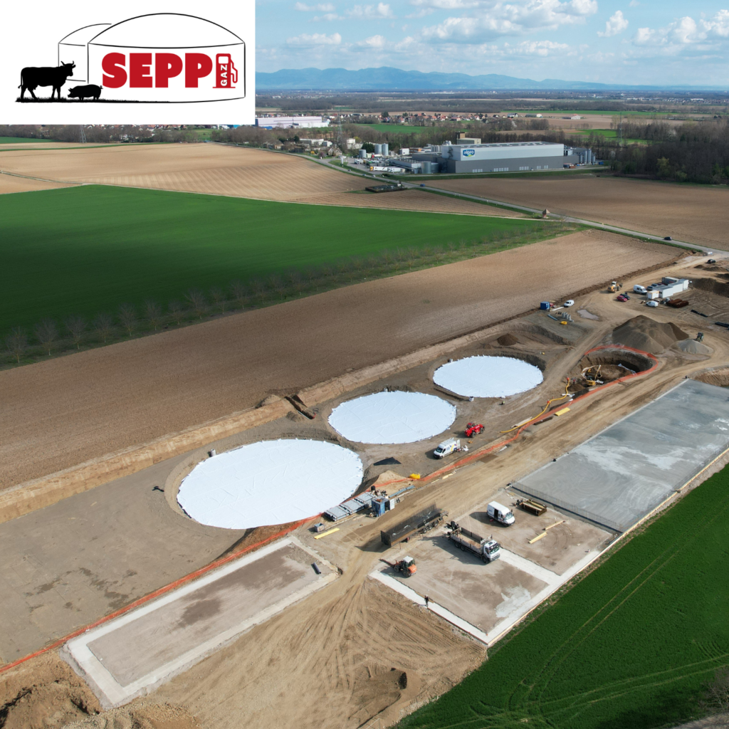 Construction du méthaniseur SEPPI GAZ - Fédération régionale des Cuma ...
